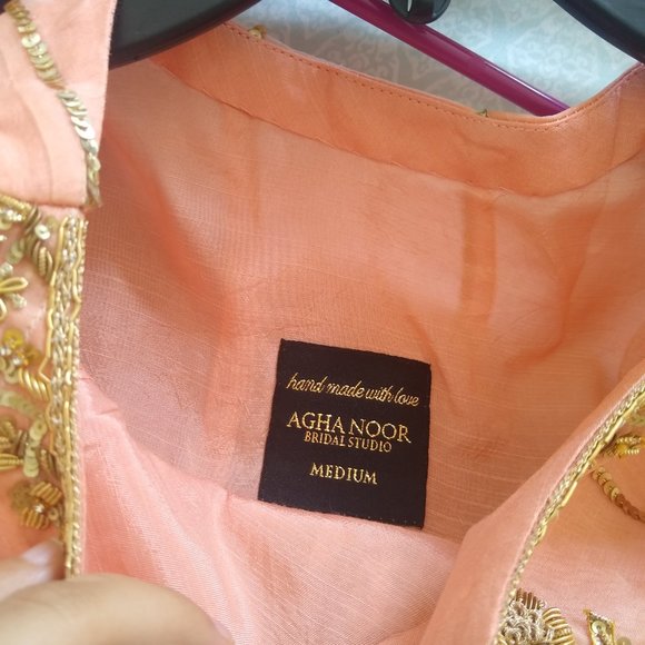 Agha Noor | Dresses | 3 Pieces Agha Noor Bridal Luxery Indian Pakistani Dress Size Medium | Poshmark